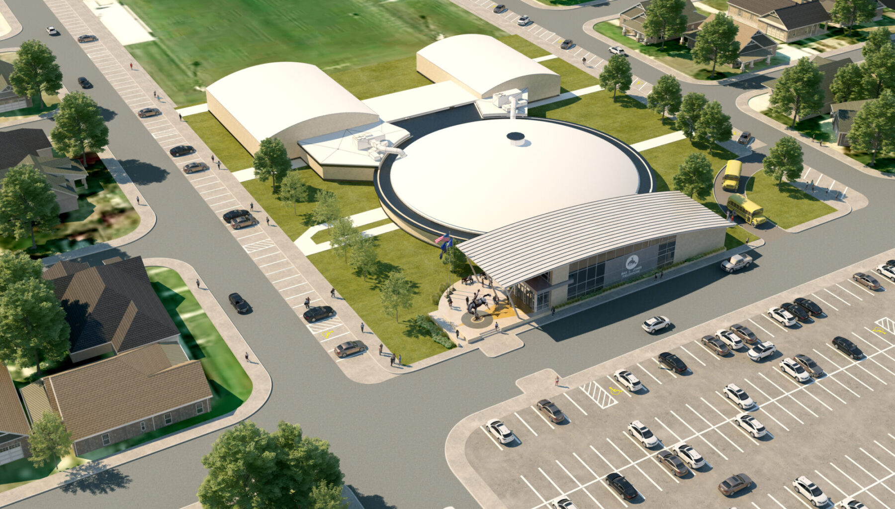 Max Jones Fieldhouse Unveils Lobby Addition Plans | GMCN Architects